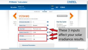 Solar Irradiance Calculator (with Map) - Footprint Hero