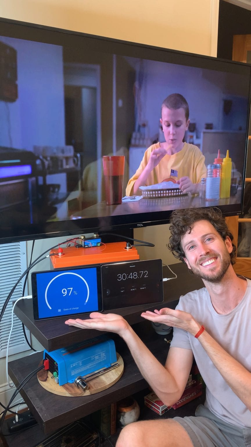 How Long Will a 12V 100Ah Battery Run a TV? - Footprint Hero